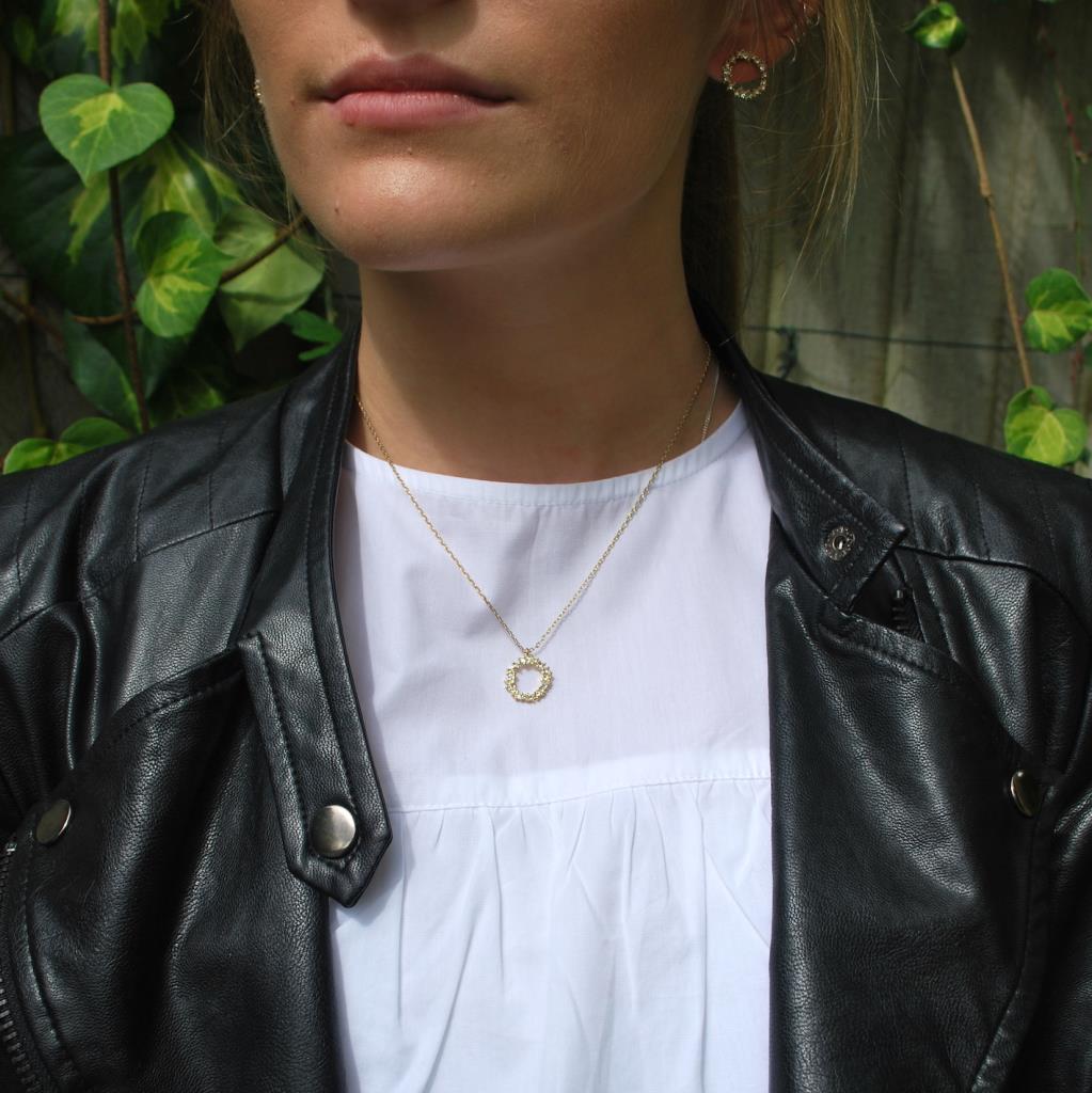 Last True Angel Gold Crystal Cluster Necklace – Piccadilly Lily
